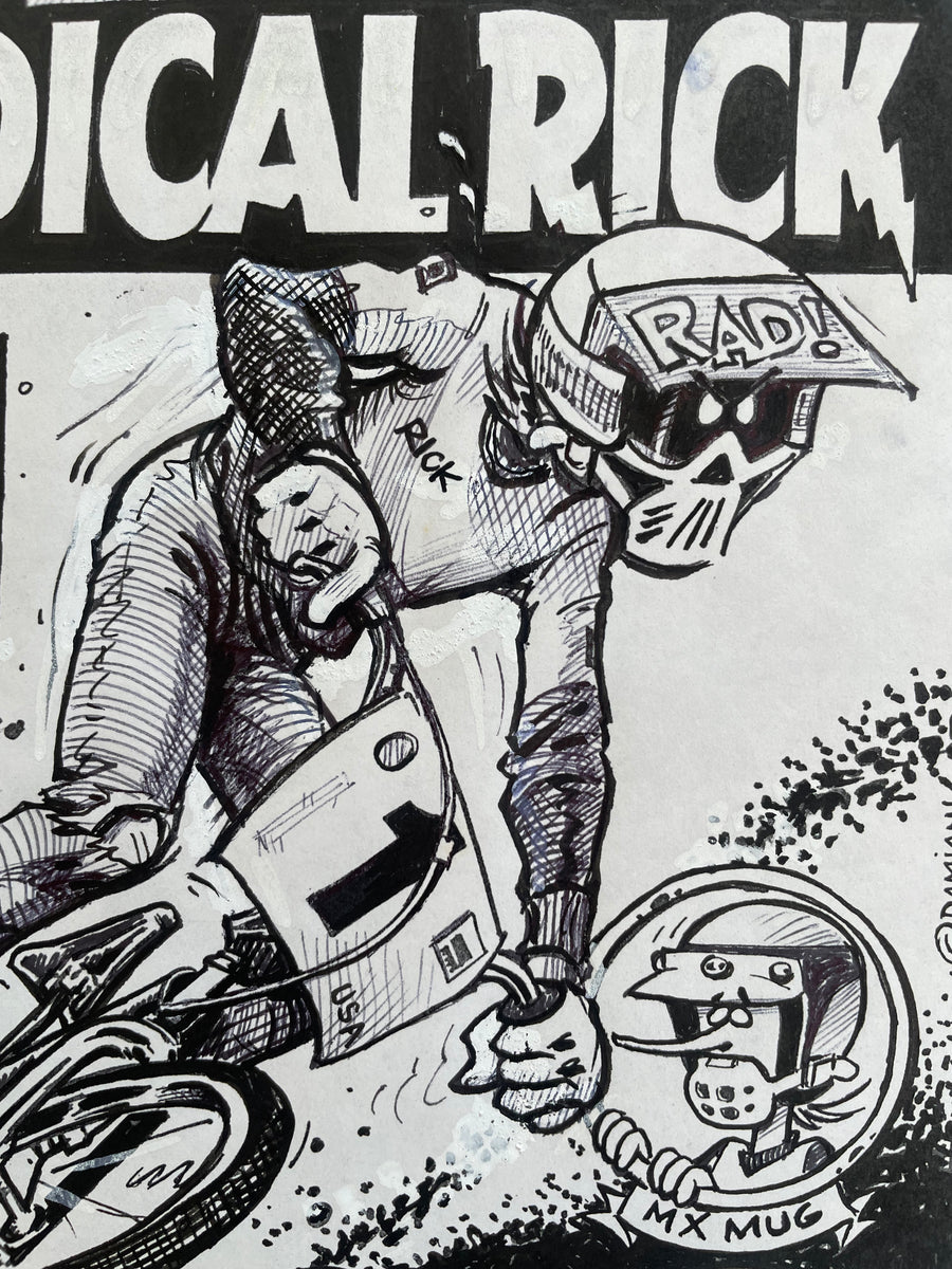 “RICK COMIC COVER” Original Art – RADICAL RICK