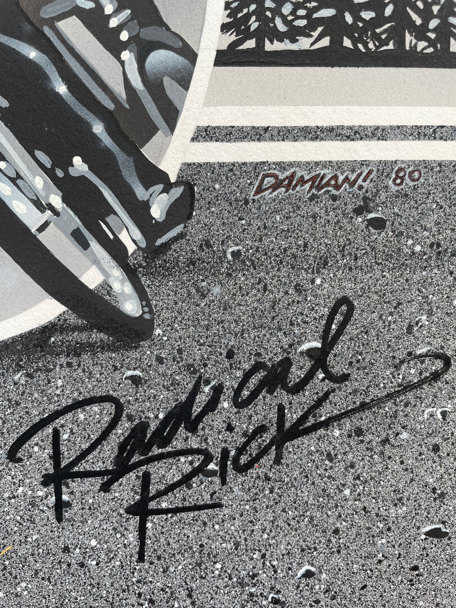 1980 Grand Nationals Original Painting – RADICAL RICK