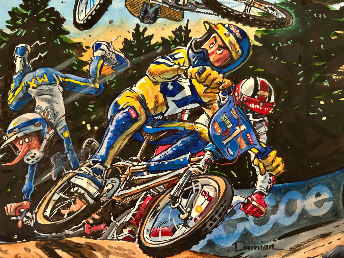 “RADICAL RICK VS. LEGENDS” Original Book Art