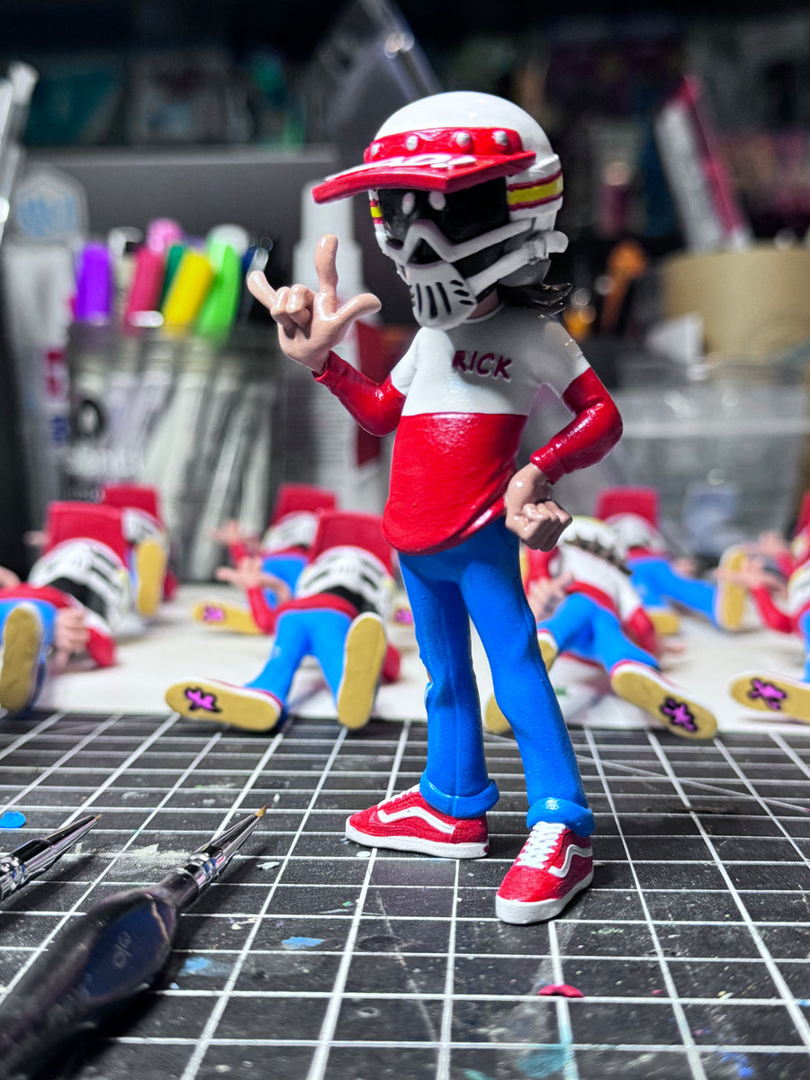 Radical Rick 45th Anniversary Hand-Cast Resin Limited Edition Figure V ...