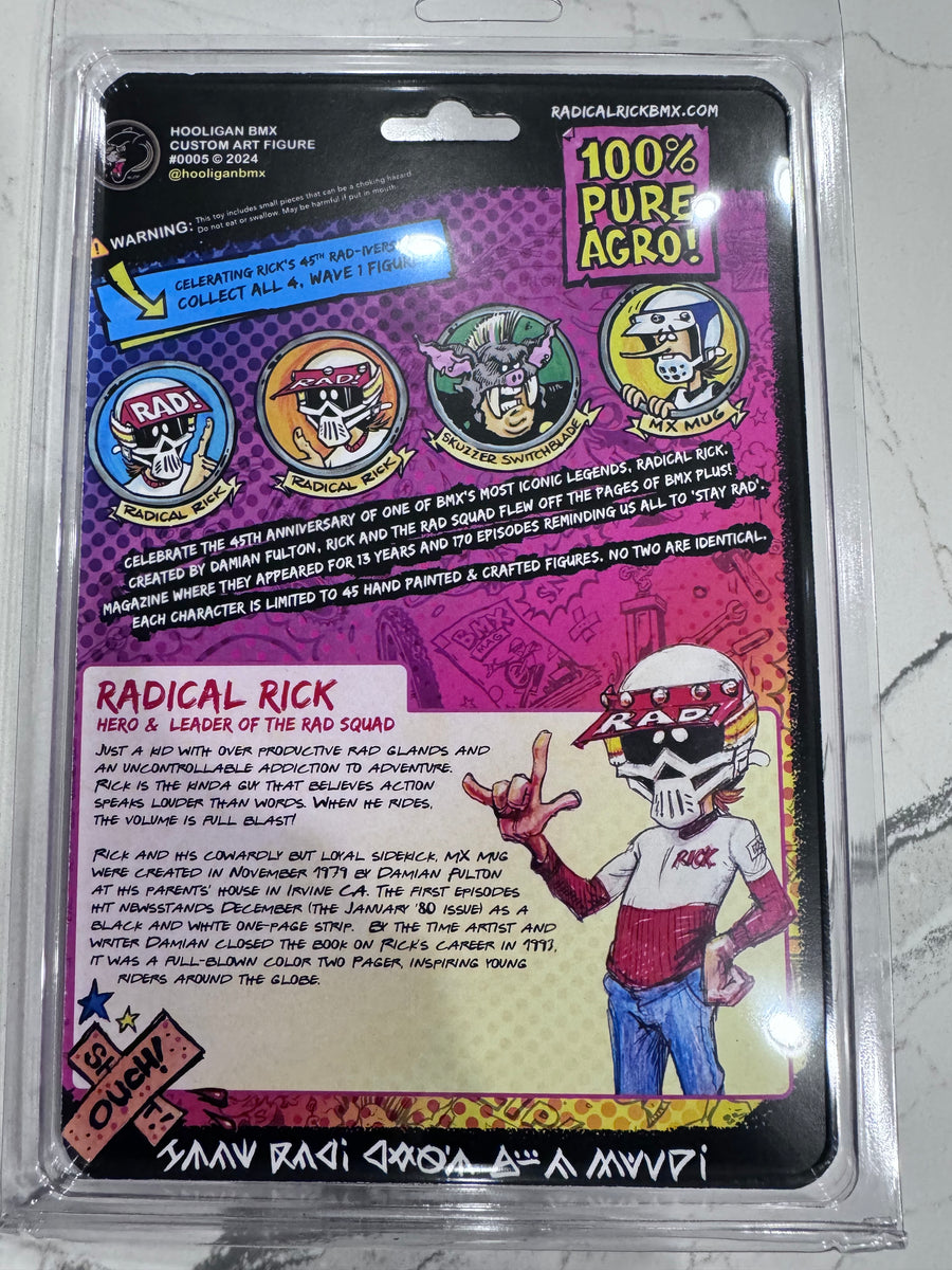 Radical Rick 45th Anniversary Hand-Cast Resin Limited Edition Figure V ...