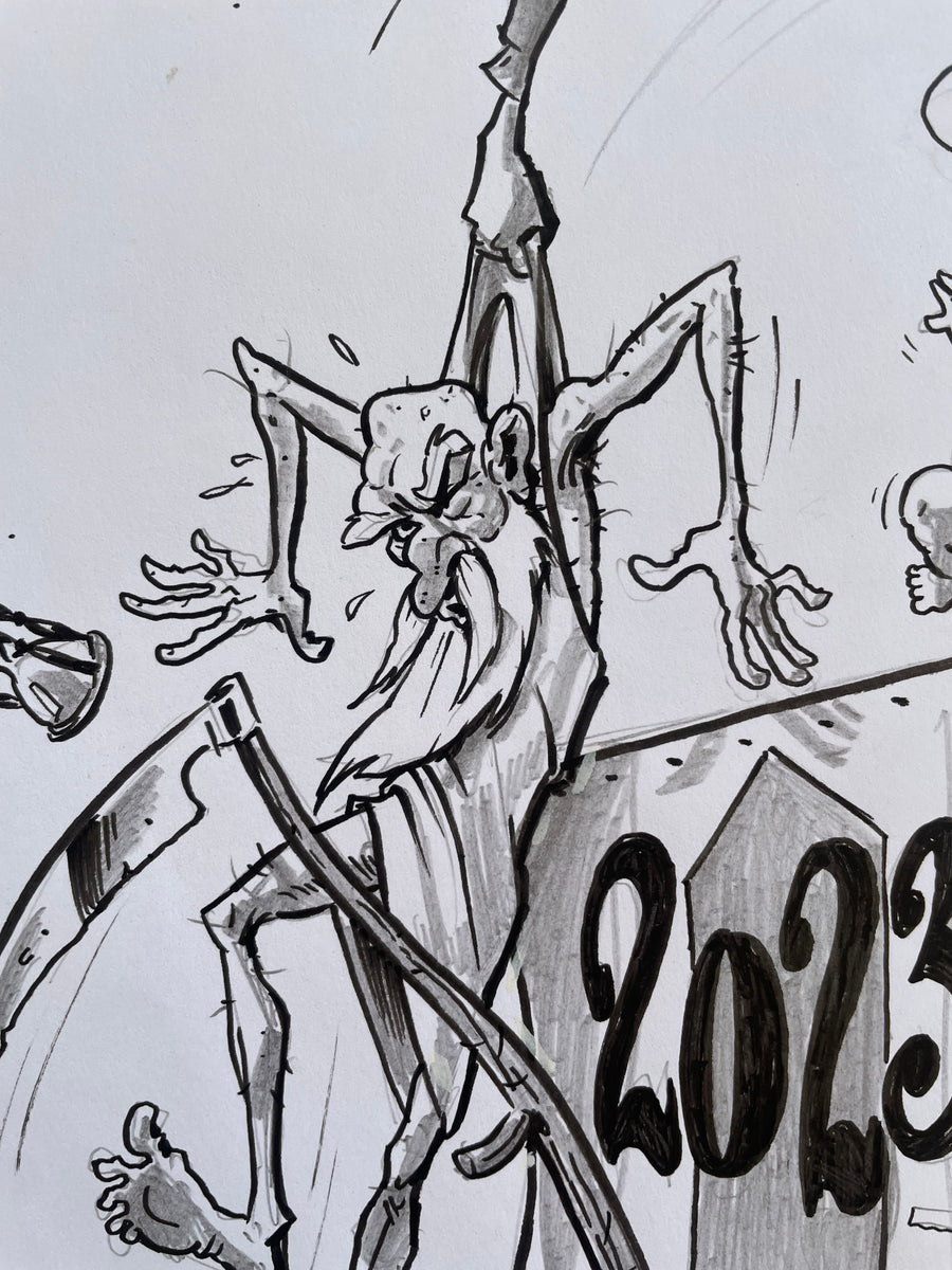 “2023 LOOKING UP” Original Art – RADICAL RICK