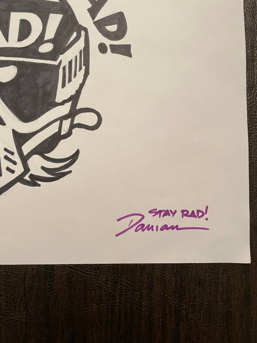"CERTIFIED RAD" ORIGINAL ART – RADICAL RICK
