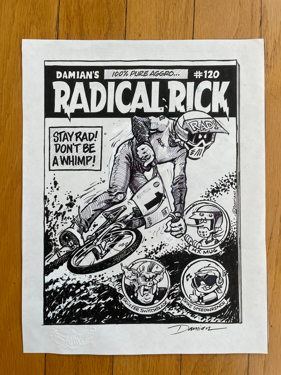 “RICK COMIC COVER” Original Art – RADICAL RICK