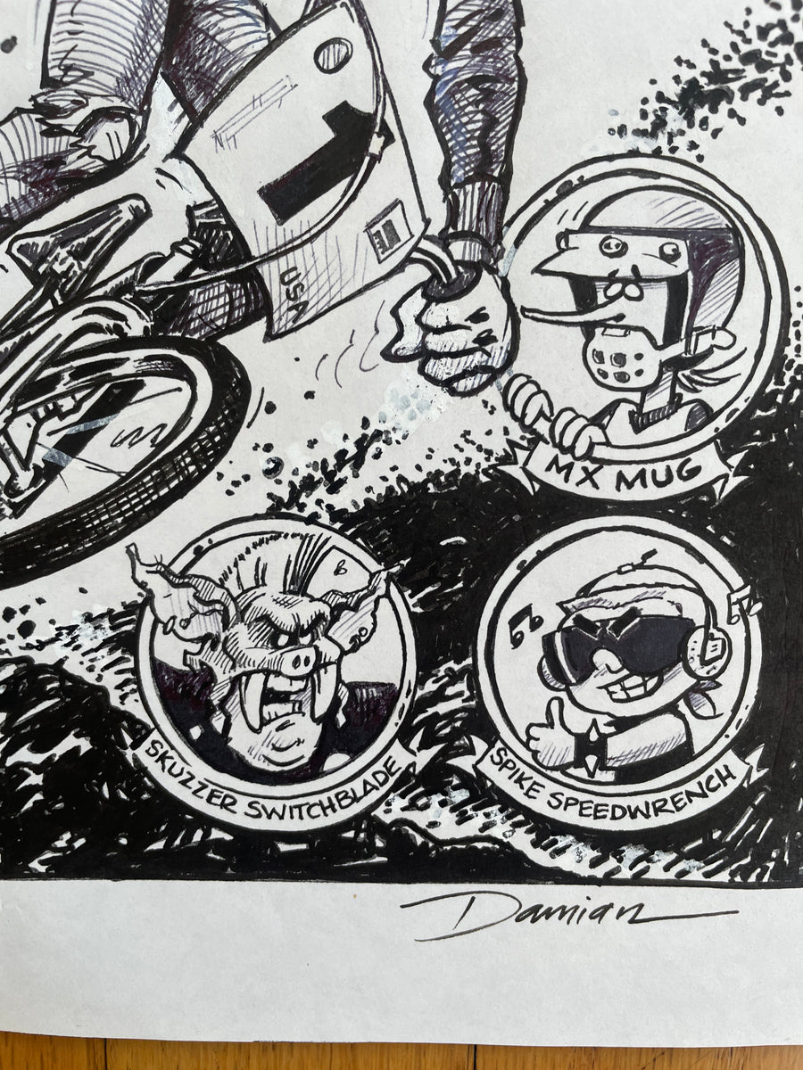 “RICK COMIC COVER” Original Art – RADICAL RICK